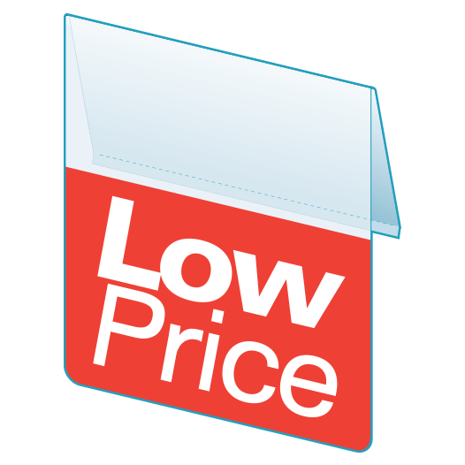 Shelf Tag "Low Price" shelf tab - 25 per pack – Tiger Claw Supplies